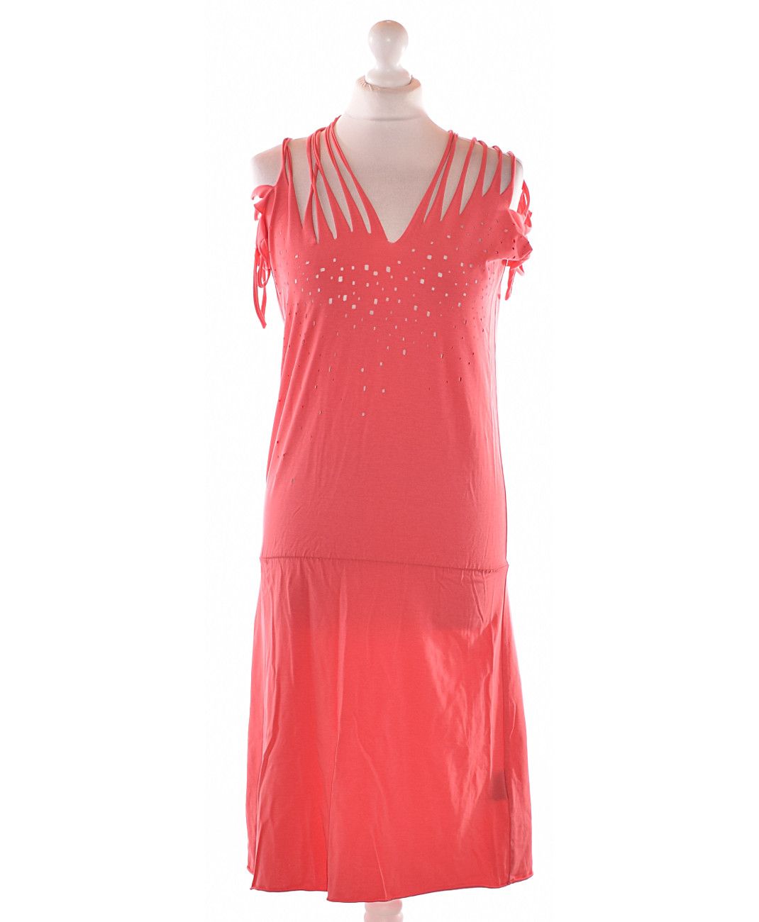 Robe mi-longue occasion COP COPINE 36 Rose - Vêtement d'occasion de marque – Once Again