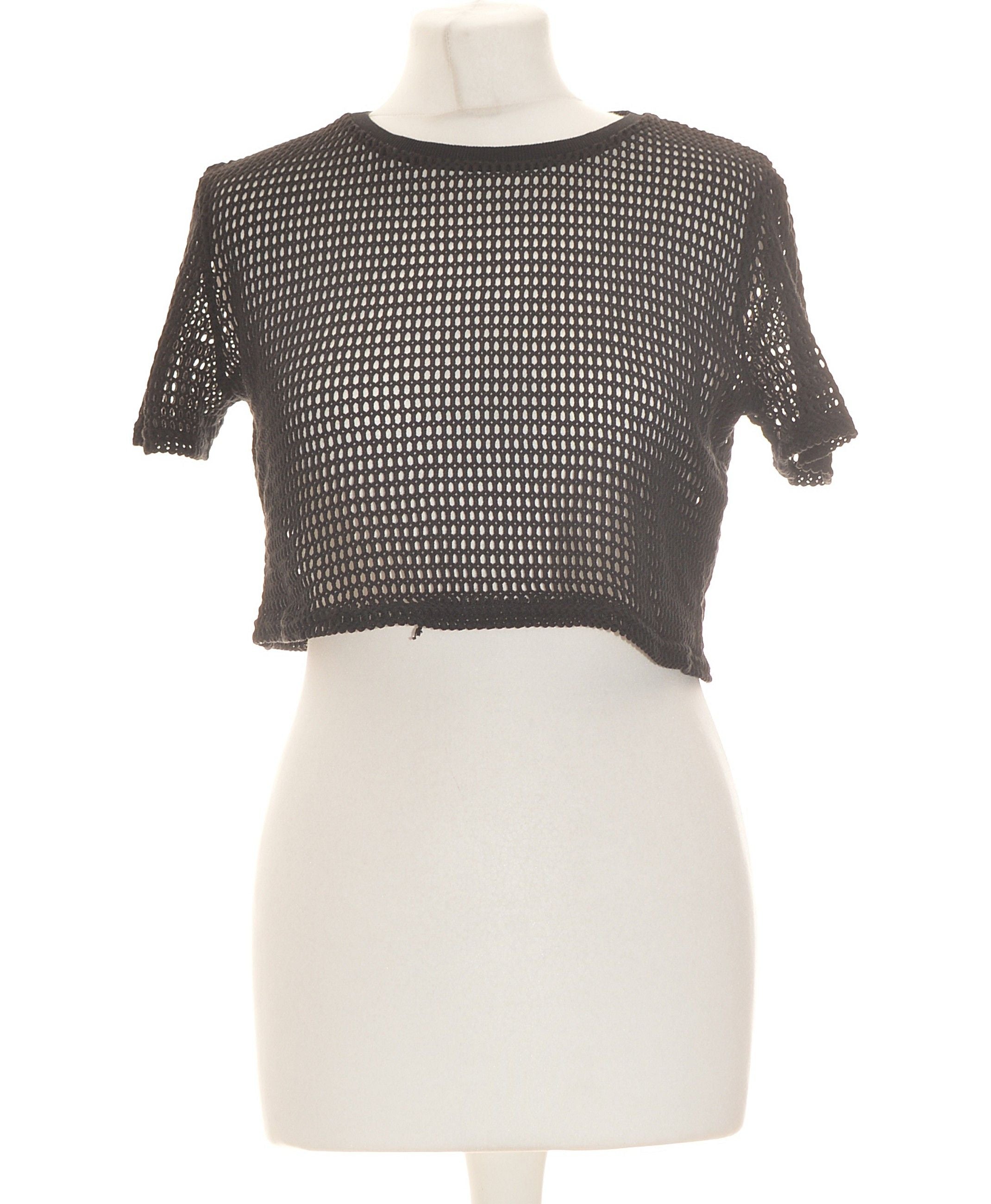 Top d'occasion BERSHKA 40 Noir - Vêtement occasion pas cher – Once Again