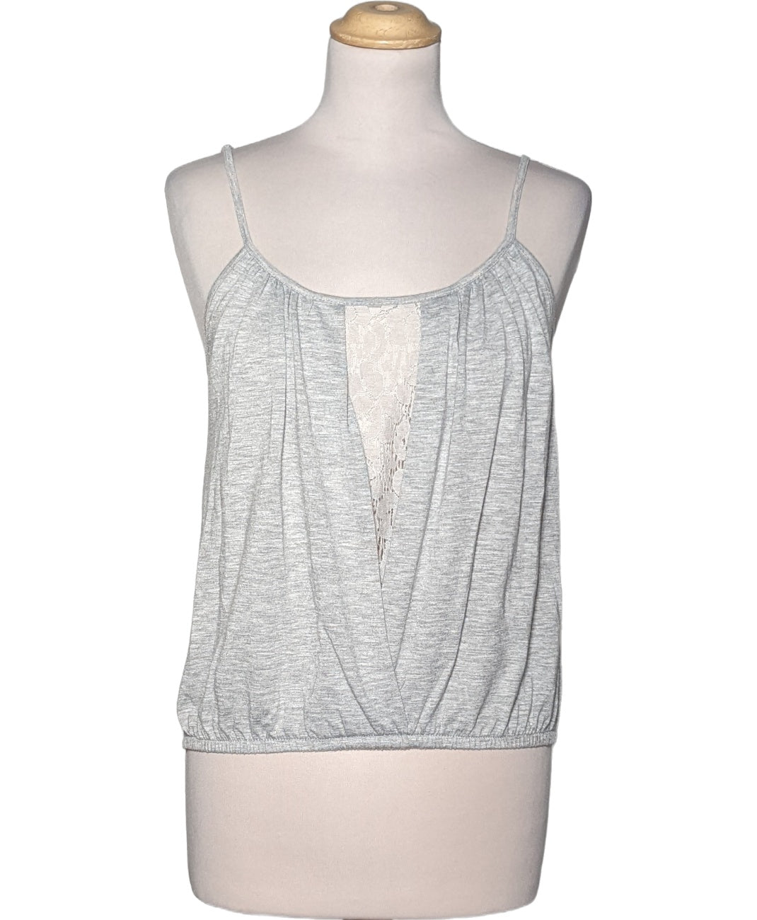 Top d'occasion PIECES 34 Gris - Vêtement d'occasion de marque – Once Again