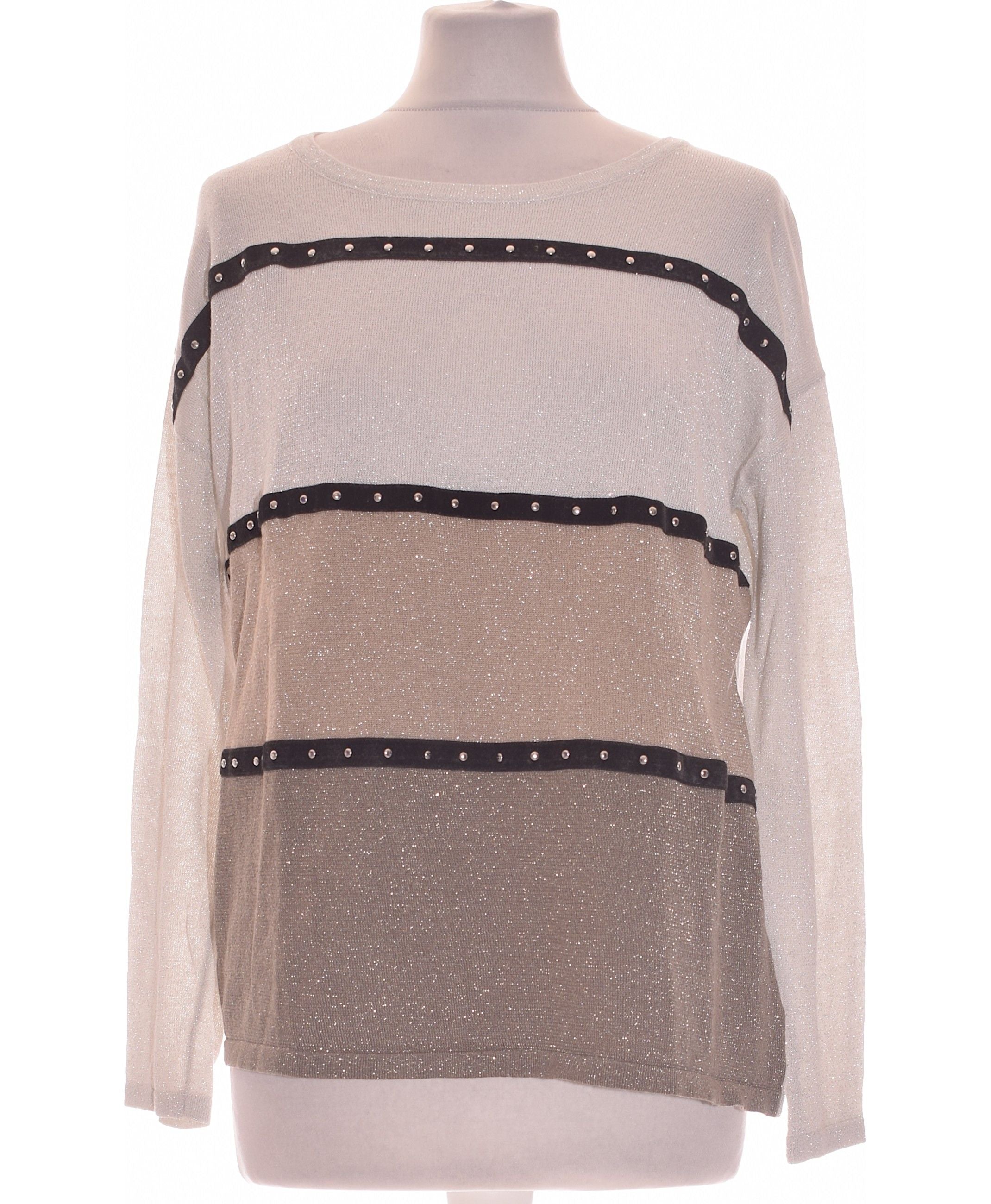 Pull d'occasion MISS CAPTAIN 36 Beige - Vêtement occasion – Once Again